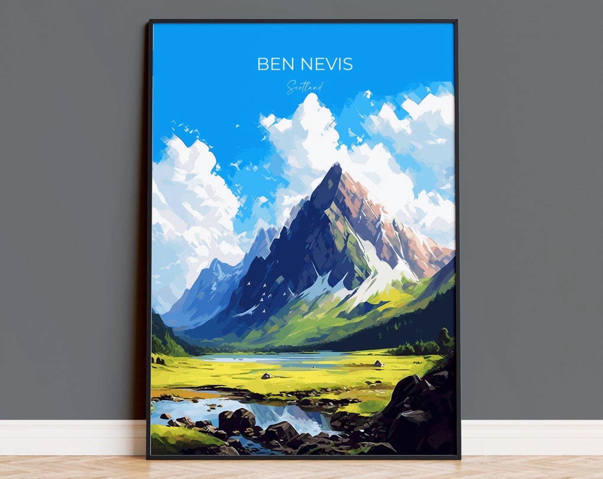 Kna Prints - 1 Pc Poster Ben Nevis Travel Print, Travel Of Ben Nevis ...