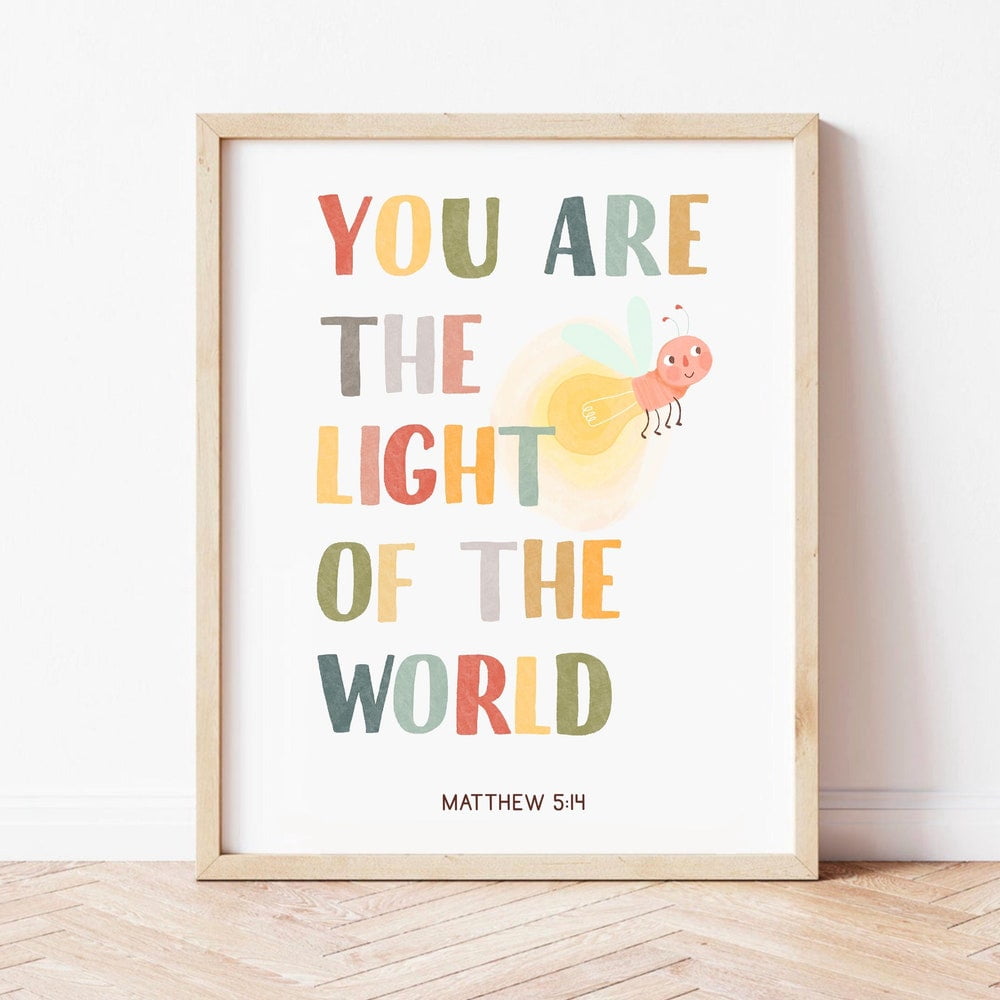 Kna Prints - 1 Pc Poster Bible Classroom Poster Christian Motivational ...