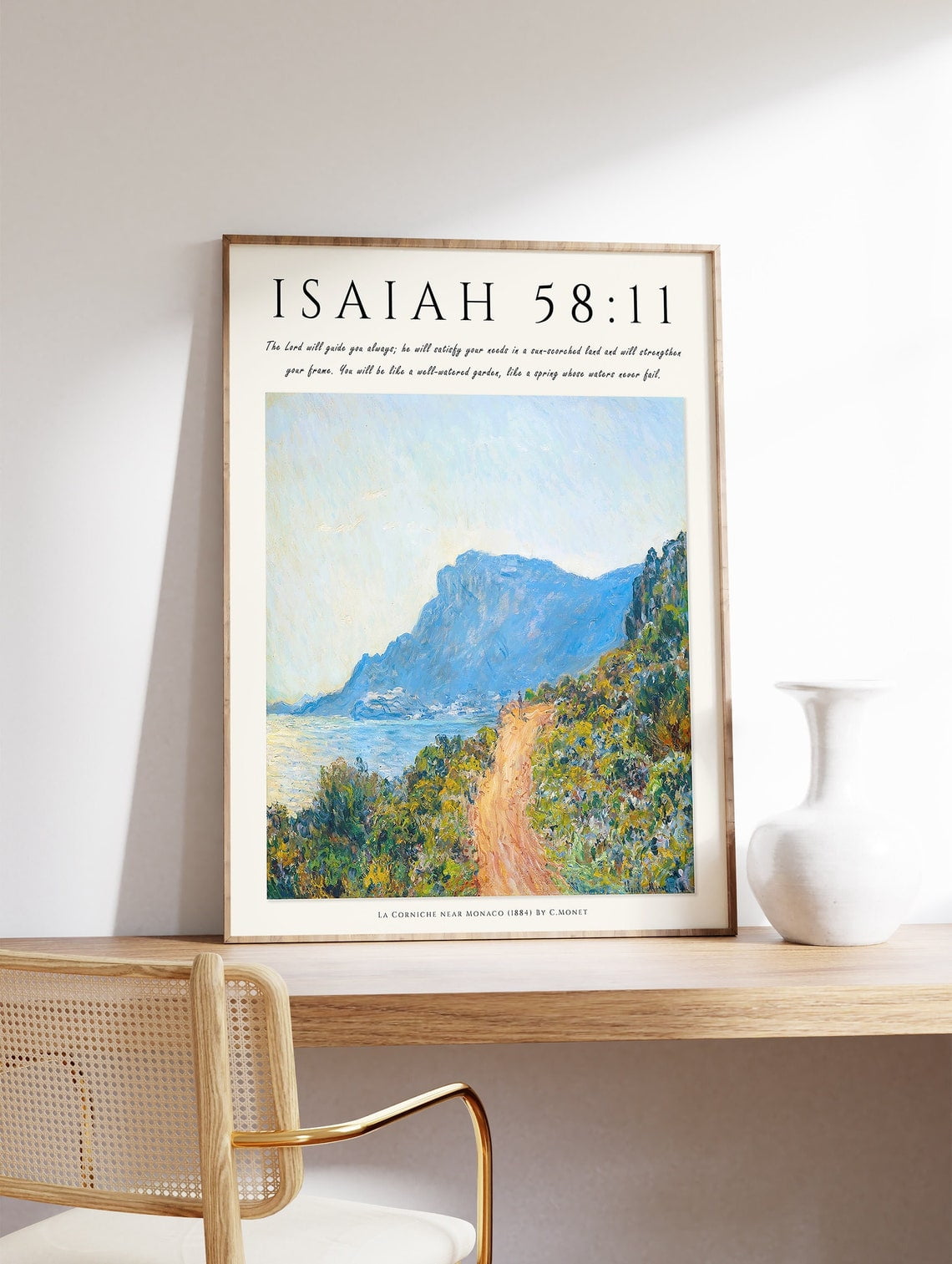 Kna Prints - 1 Pc Poster Bible Verse , Bible Art, La Corniche Near ...