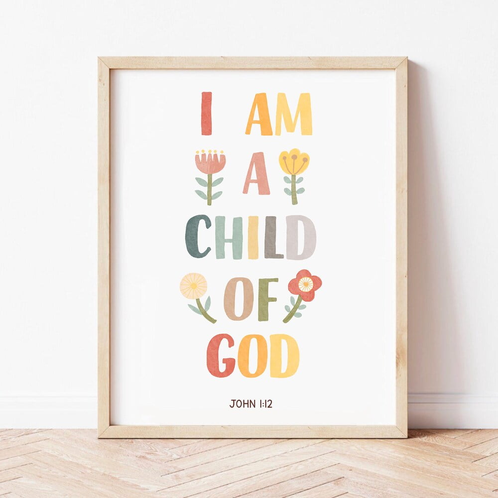 Kna Prints - 1 Pc Poster Bible Verse Wall Art Boho Christian Poster ...