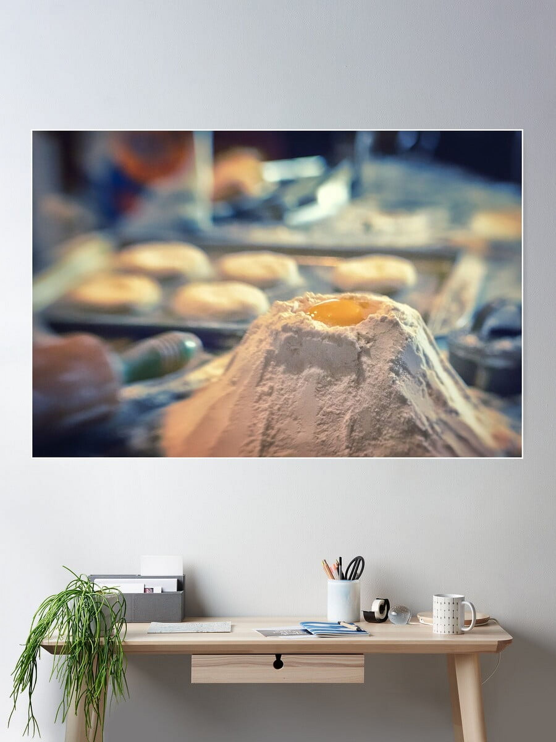 Kna Prints - 1 Pc Poster Biscuits Egg Volcano, UNFRAMED-12x18 - Walmart.com