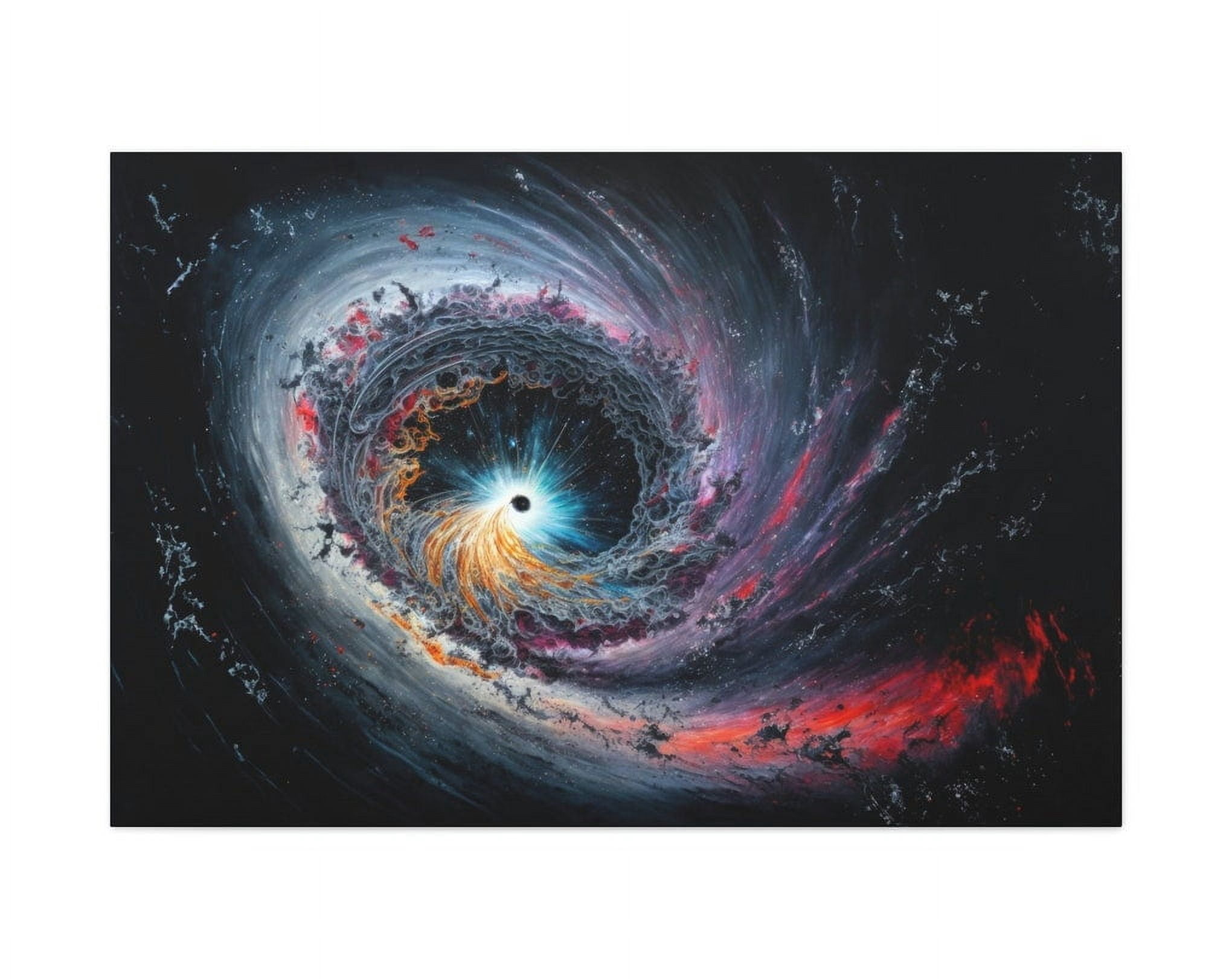 Kna Prints - 1 Pc Poster Black Hole Art Large Print, Night Sky, Star ...