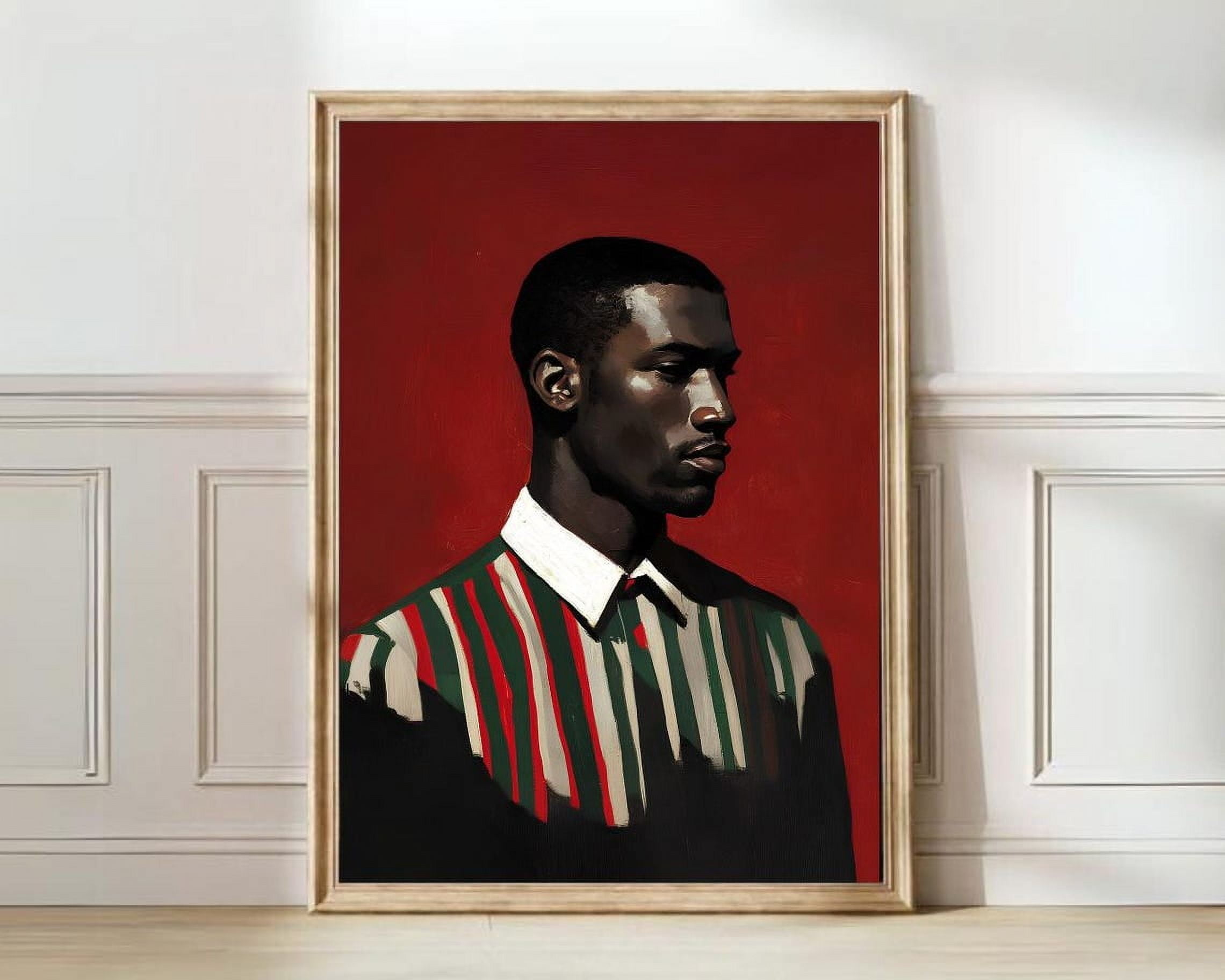 Kna Prints - 1 Pc Poster Black Man Portrait Afrocentric Print Heritage ...