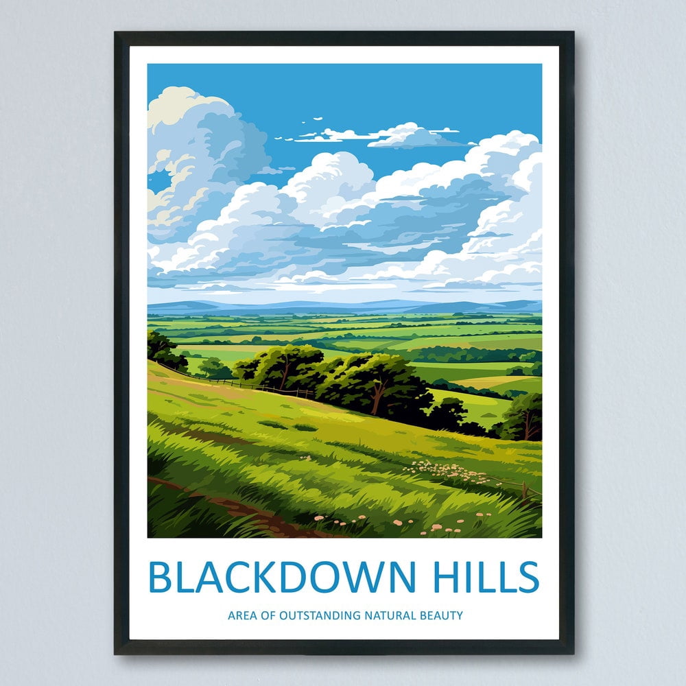 Kna Prints - 1 Pc Poster Blackdown Hills Travel Wall Art Blackdown ...