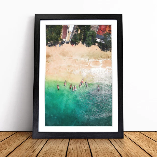 Kna Prints - 1 Pc Poster Boats In Tambon Ao Nang Thailand Wall Poster ...