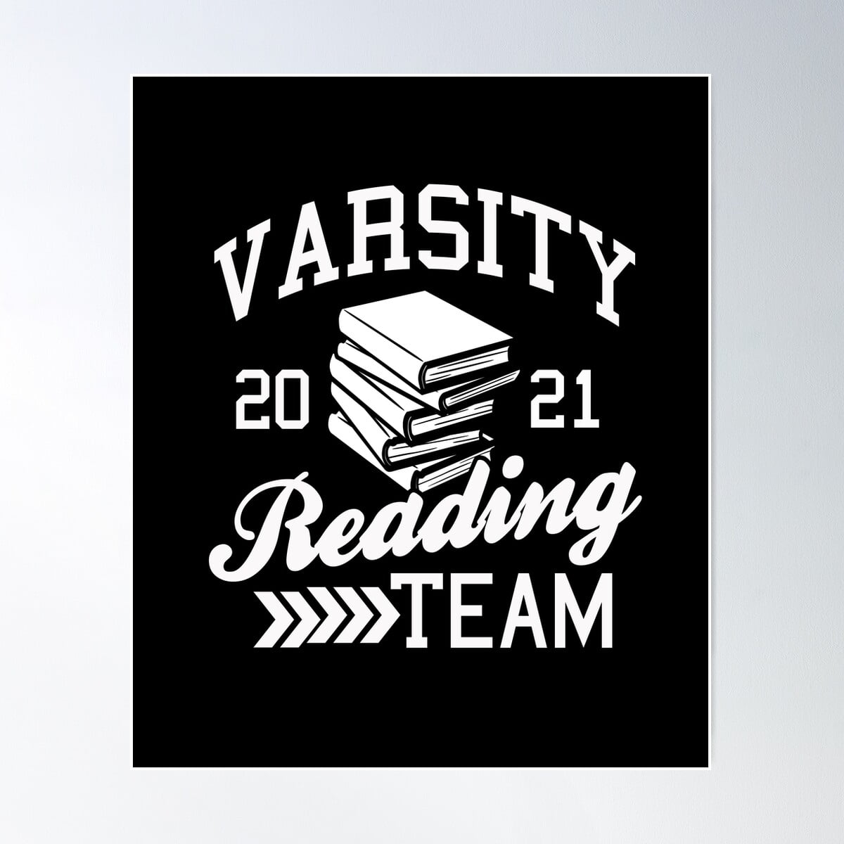 Kna Prints - 1 Pc Poster Bookish Reading Team Design, UNFRAMED-8x12 ...