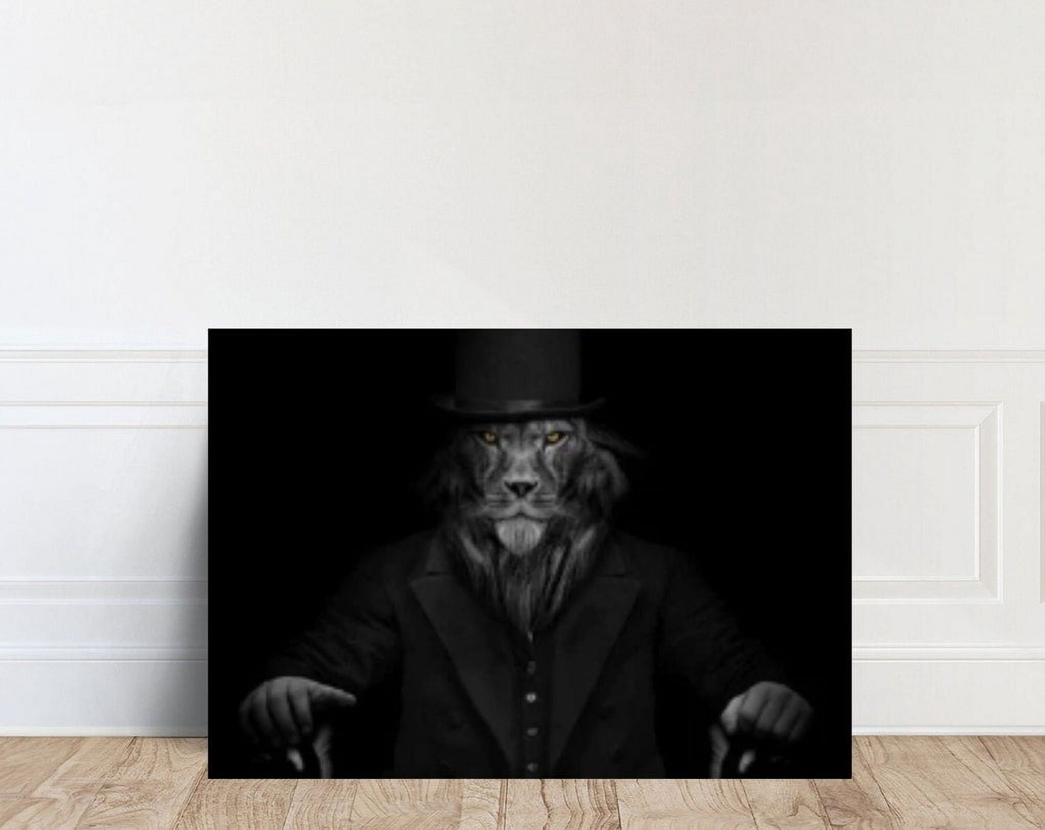Kna Prints - 1 Pc Poster Boss Lion , Home Decor, Wall Art Design ...