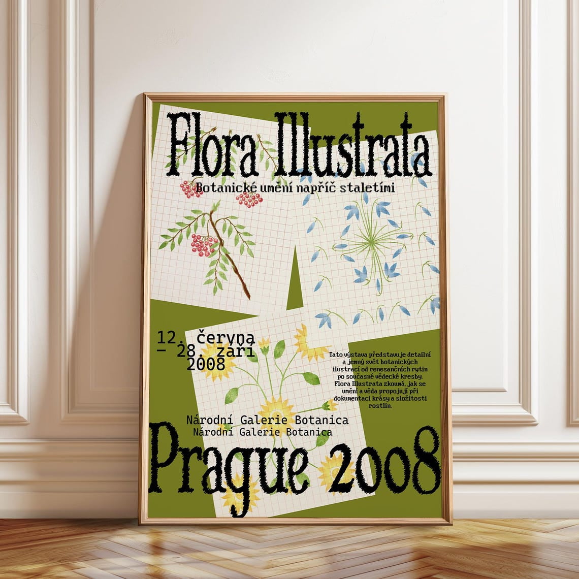 Kna Prints - 1 Pc Poster Botanical Floral Wall Art Flora Illustrata ...