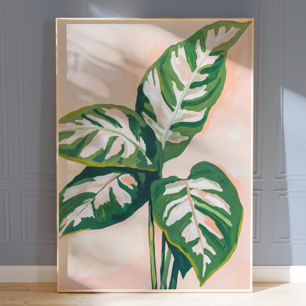 Kna Prints - 1 Pc Poster Botanical Posters | Greenery Wall Art | Leaf ...