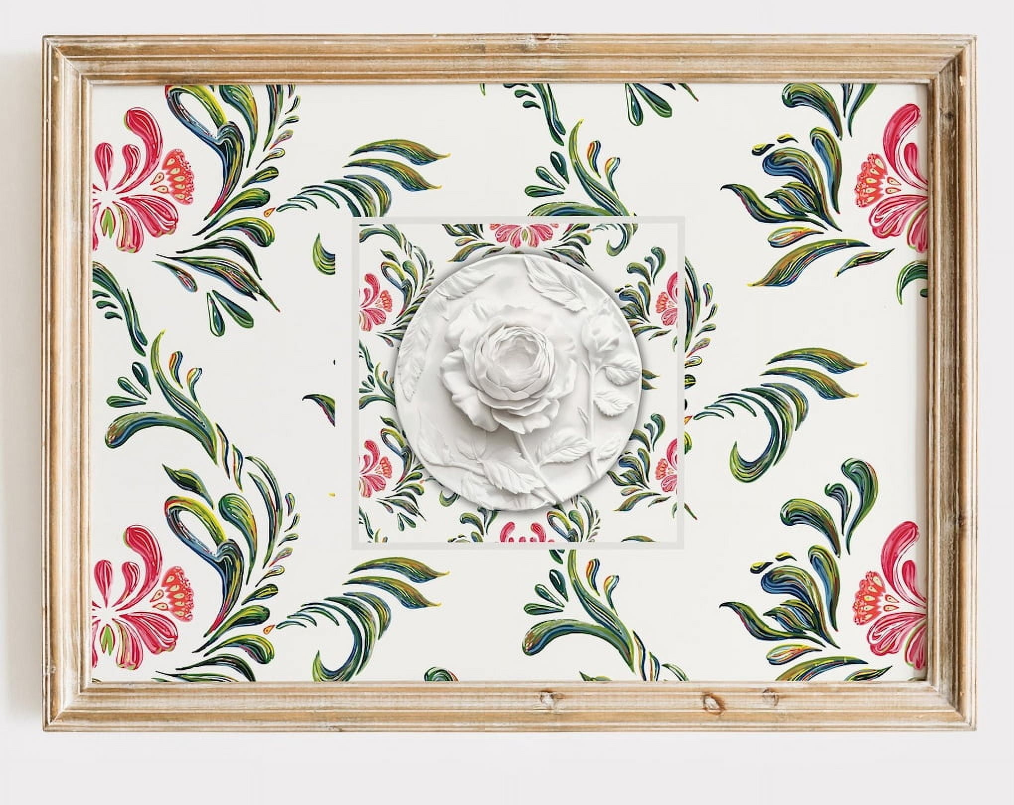 Kna Prints - 1 Pc Poster Botanical Wall Art Floral Prints Intaglio ...