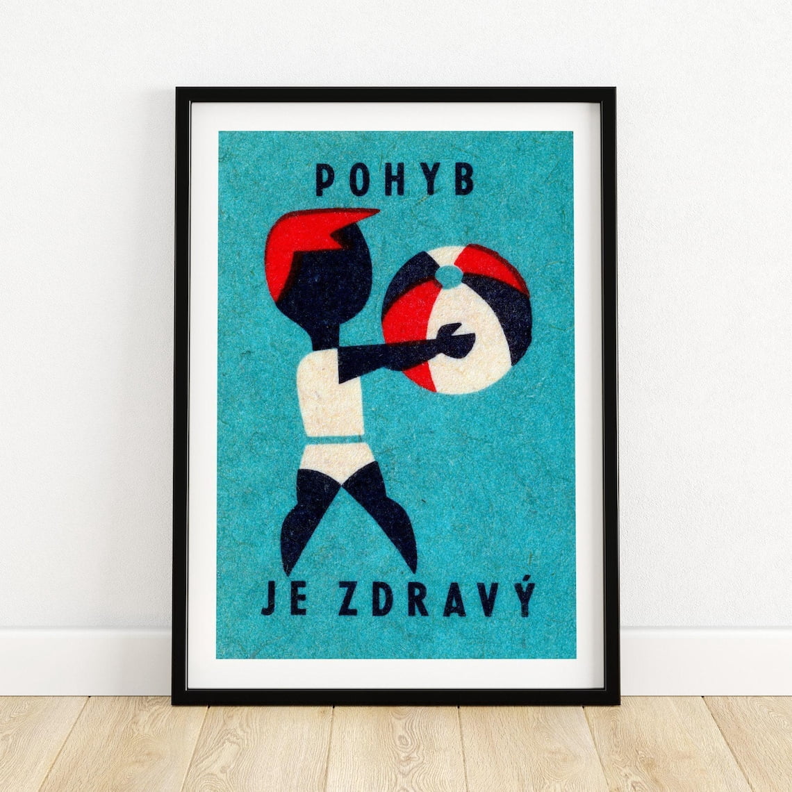 Kna Prints - 1 Pc Poster Boy Playing With Beach Ball Matchbox Print ...