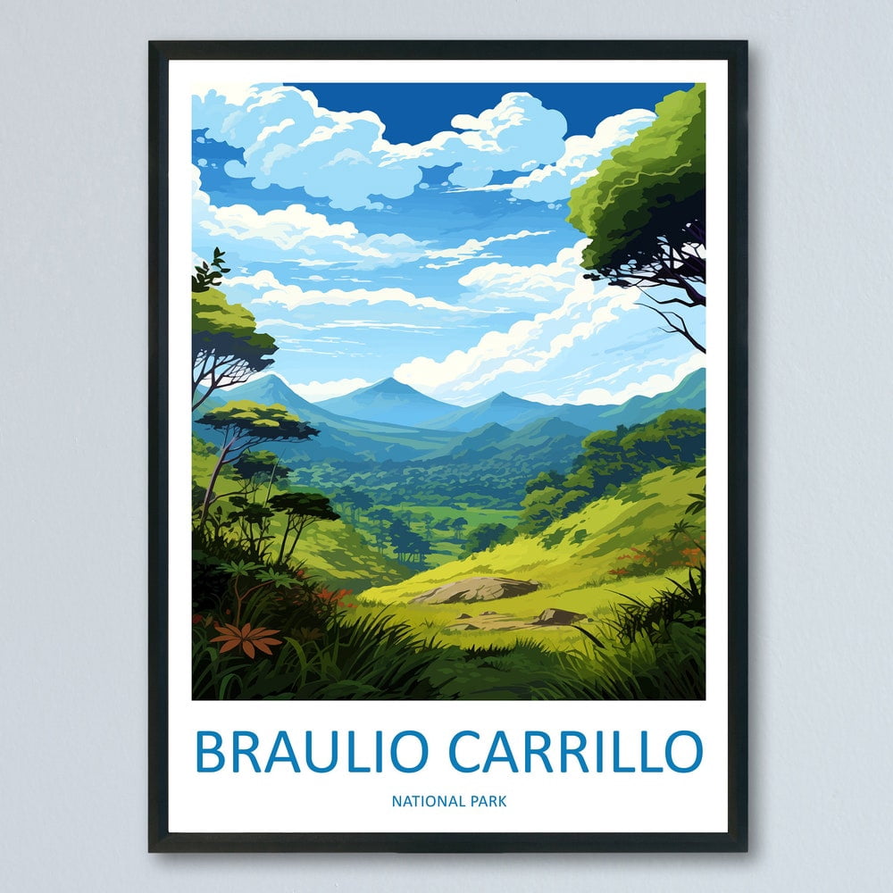 Kna Prints - 1 Pc Poster Braulio Carrillo National Park Travel Wall Art ...