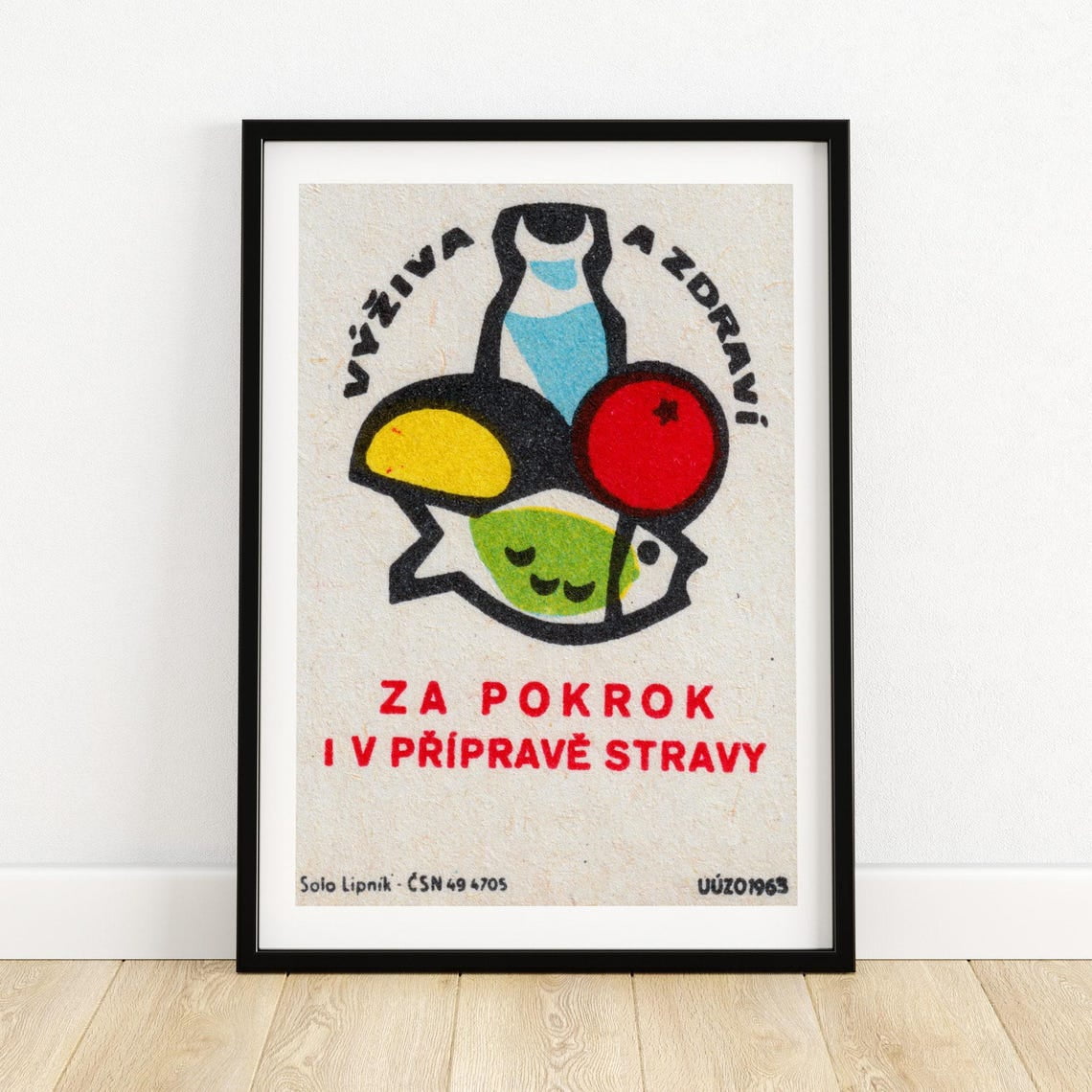 Kna Prints - 1 Pc Poster Bread, Fish, Vegetables And Milk Matchbox ...