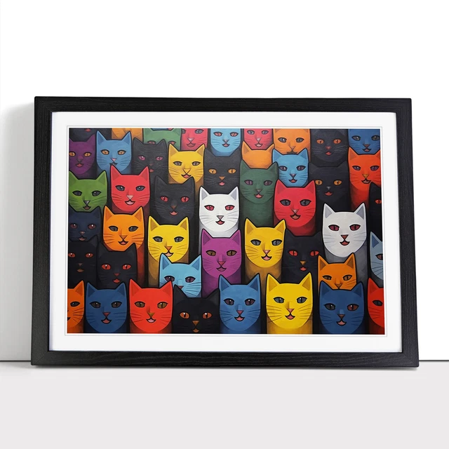 Kna Prints - 1 Pc Poster British Shorthair Cat Dadaism No.3 Wall Art ...