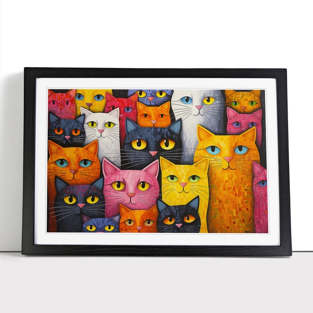 Kna Prints - 1 Pc Poster British Shorthair Cat Dadaism Wall Art Poster ...