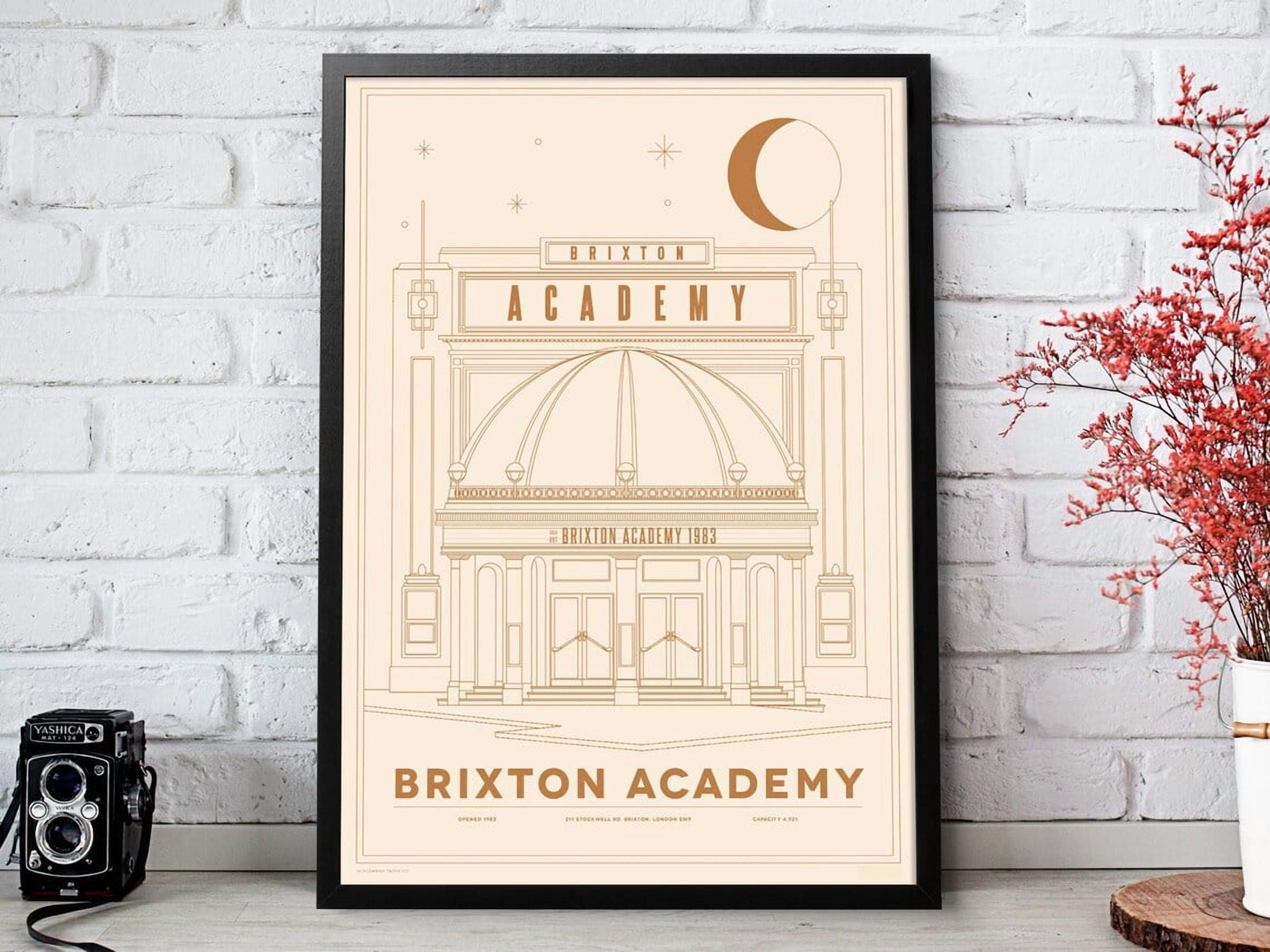 Kna Prints - 1 Pc Poster Brixton Academy London Music Venue Art Print ...