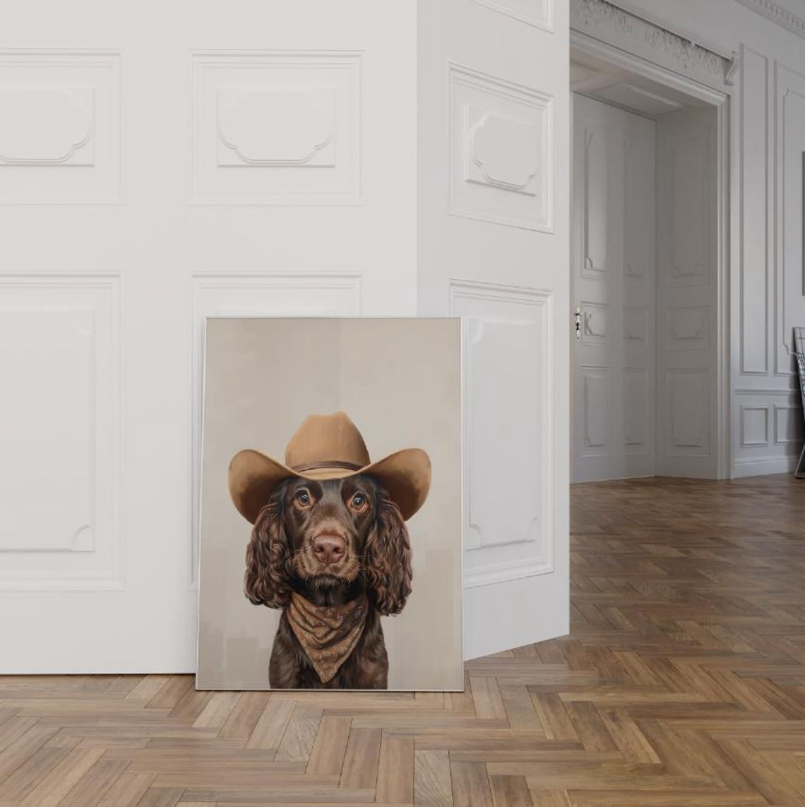 Kna Prints - 1 Pc Poster Brown Cocker Spaniel Dog Neutral Aesthetic ...