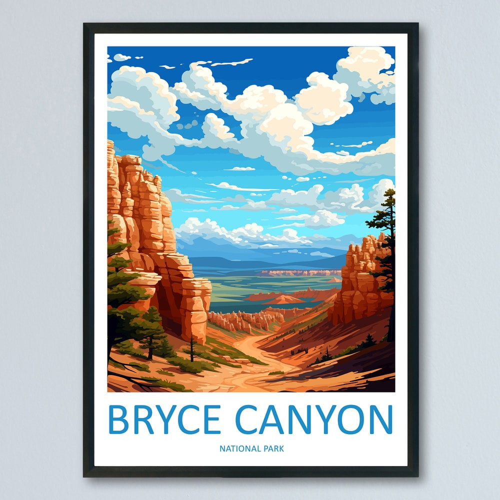 Kna Prints - 1 Pc Poster Bryce Canyon National Park Travel Wall Art Bryce Canyon National Park ...