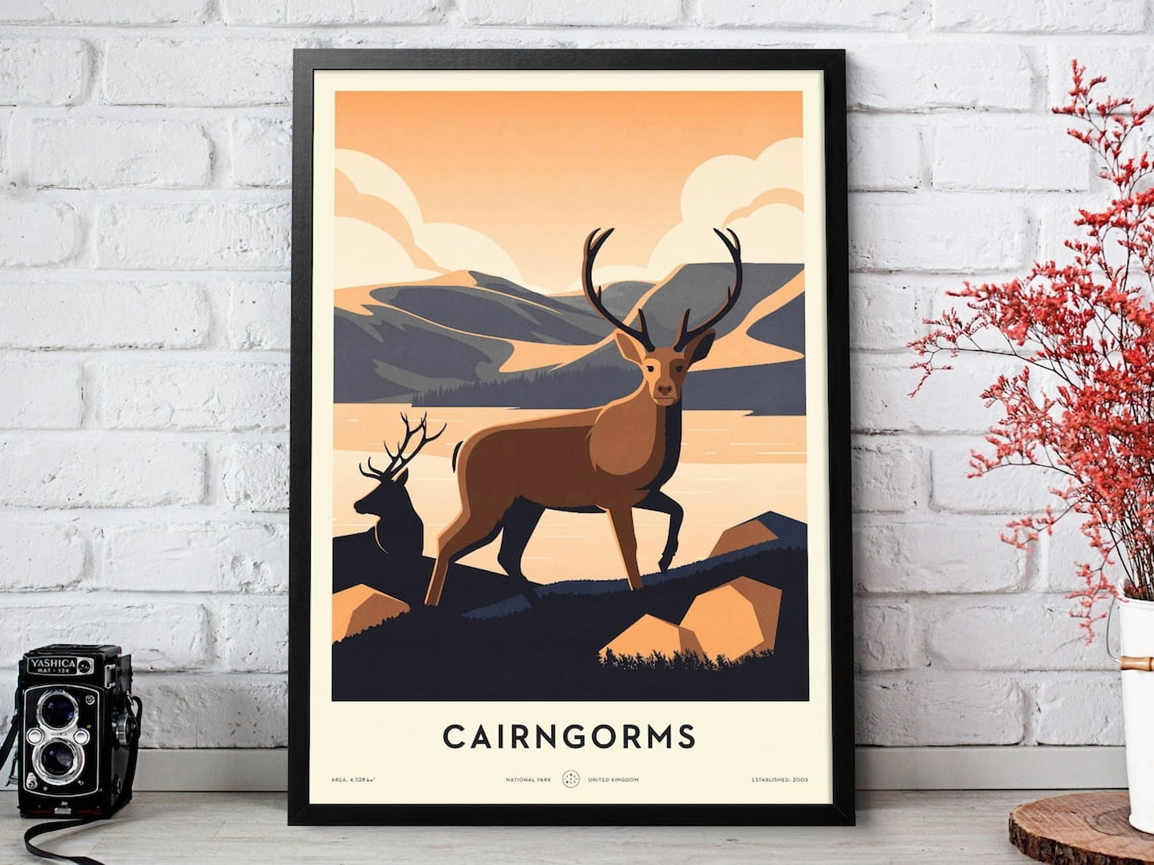 Kna Prints - 1 Pc Poster Cairngorms Uk National Park Print, Travel ...
