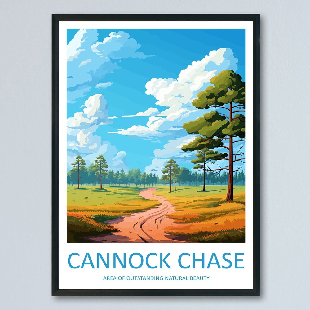Kna Prints - 1 Pc Poster Cannock Chase Travel Wall Art Cannock Chase ...