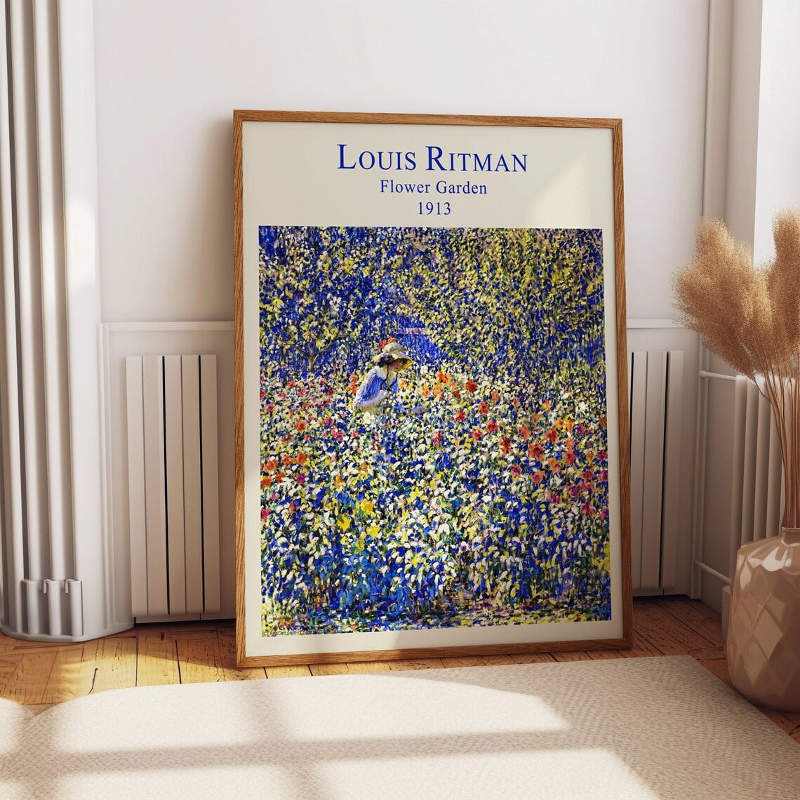 Kna Prints - 1 Pc Poster Captivating Floral Serenity: Louis Ritman'S ...
