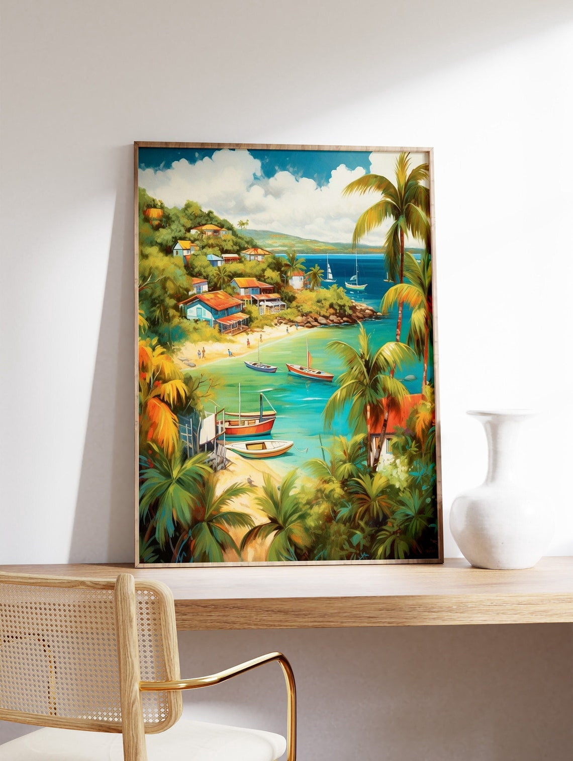 Kna Prints - 1 Pc Poster Caribbean , Caribbean Wall Art, Tropical Decor ...