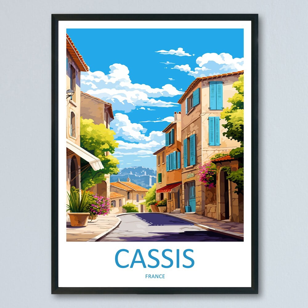 Kna Prints - 1 Pc Poster Cassis Travel Wall Art Cassis Wall Hanging ...
