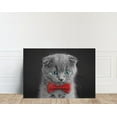 Kna Prints - 1 Pc Poster Cat With Red Bow Tie , Home Decor, Wall Art ...