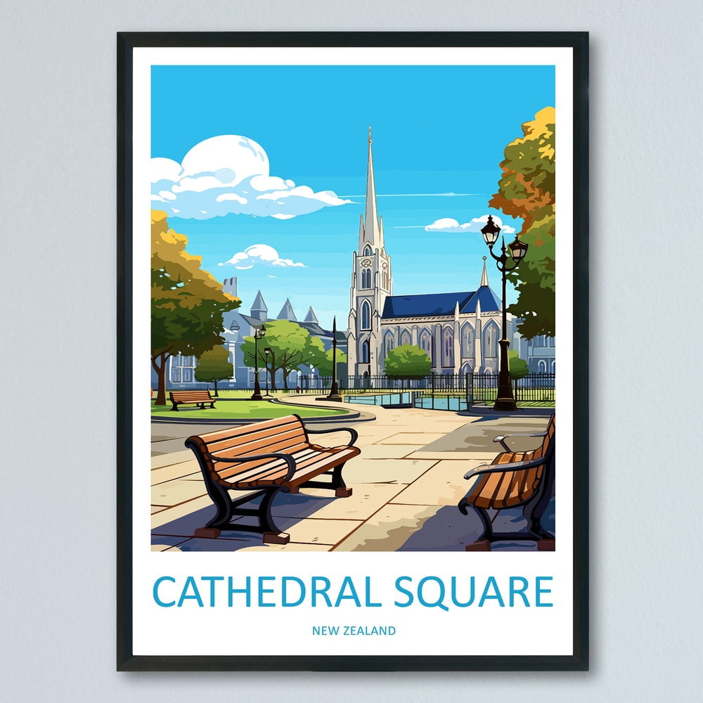 Kna Prints - 1 Pc Poster Cathedral Square Travel Wall Art Cathedral ...