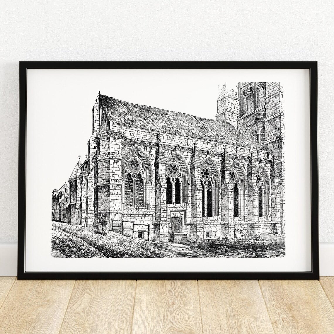Kna Prints - 1 Pc Poster Catherdral Of Noyon, France Architectural ...