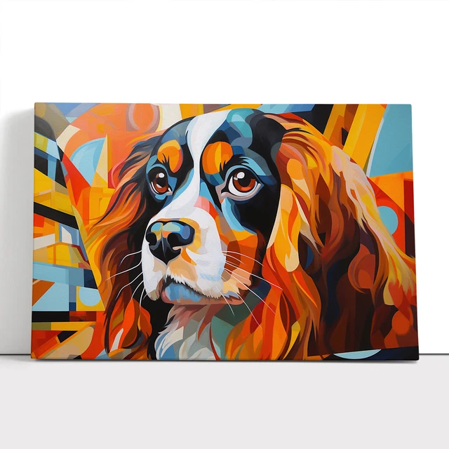 Kna Prints - 1 Pc Poster Cavalier King Charles Spaniel Futurism Wall ...