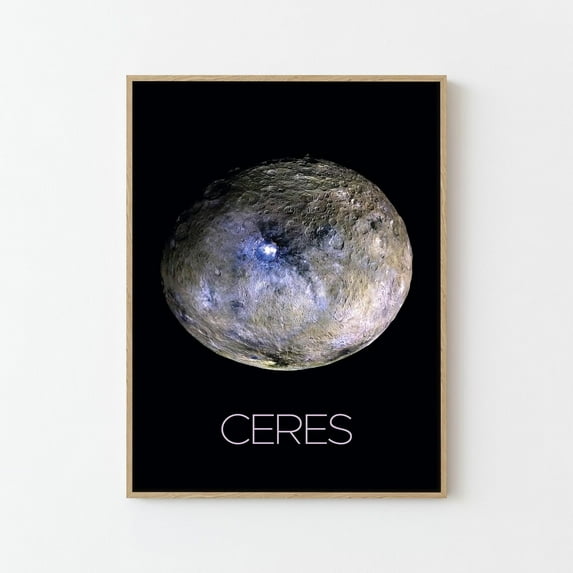 Kna Prints - 1 Pc Poster Ceres Space Travel Print Stars Planets Iverse Cosmos , UNFRAMED-8x12 ...