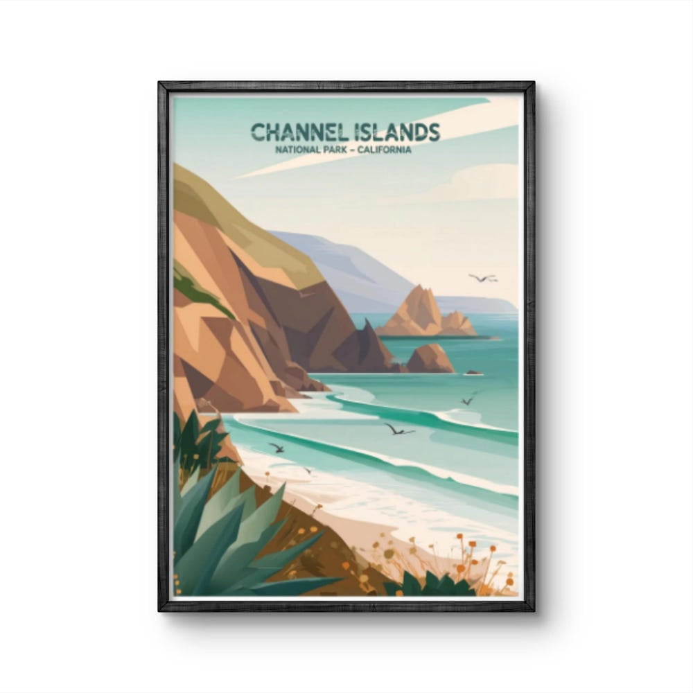 Kna Prints - 1 Pc Poster Channel Islands Poster, California Coast Print ...