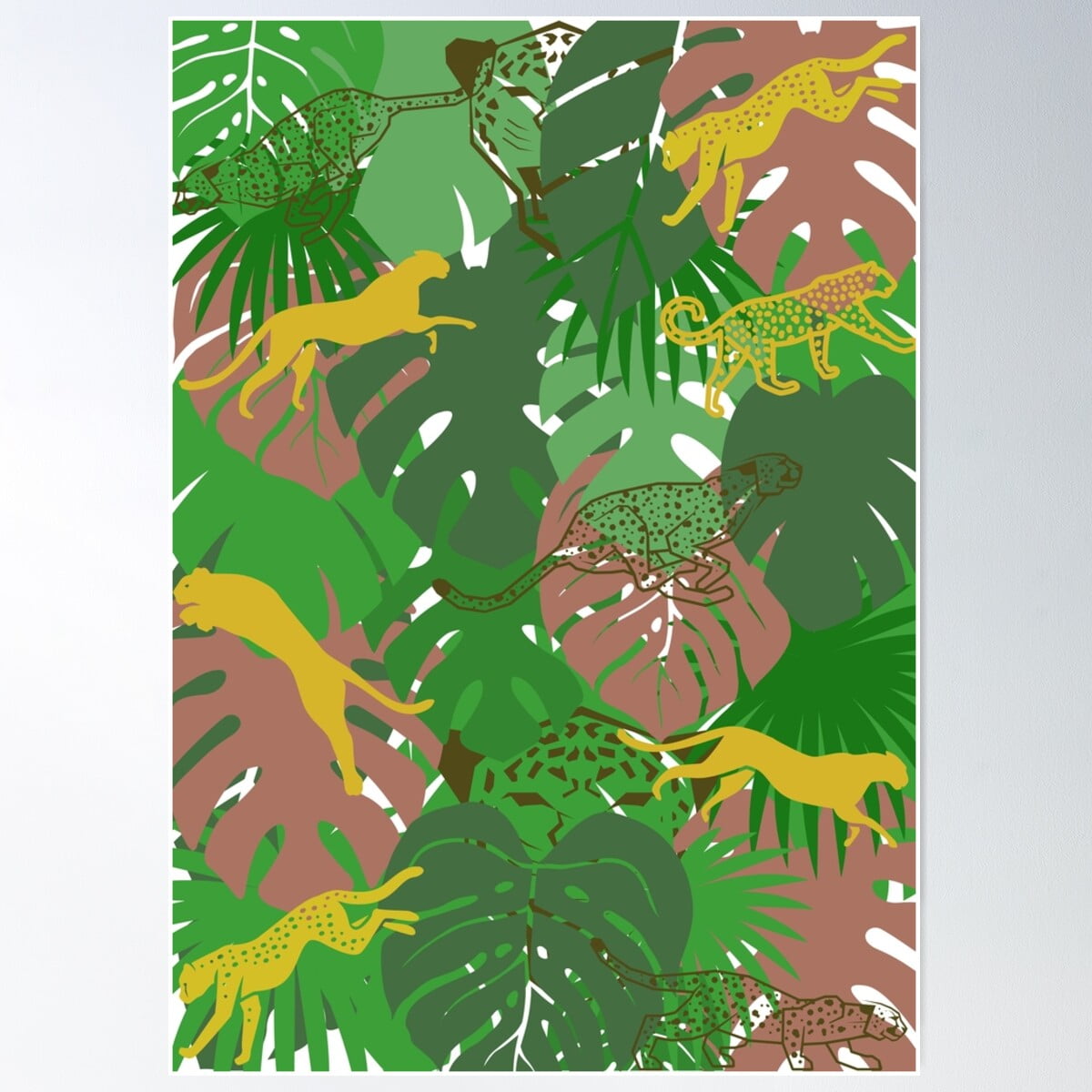 Kna Prints - 1 Pc Poster Cheetah In The Jgle, UNFRAMED-8x12 - Walmart.com