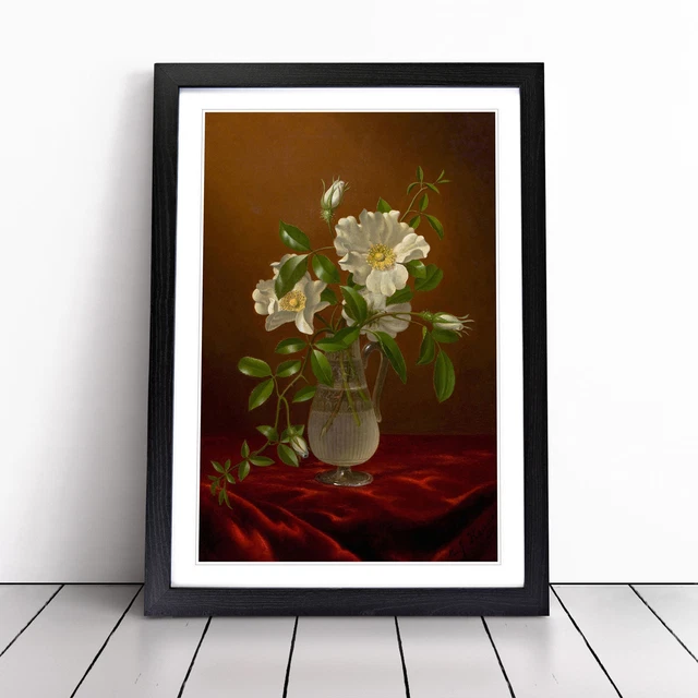 Kna Prints - 1 Pc Poster Cherokee Roses In A Vase By Martin Johnson ...