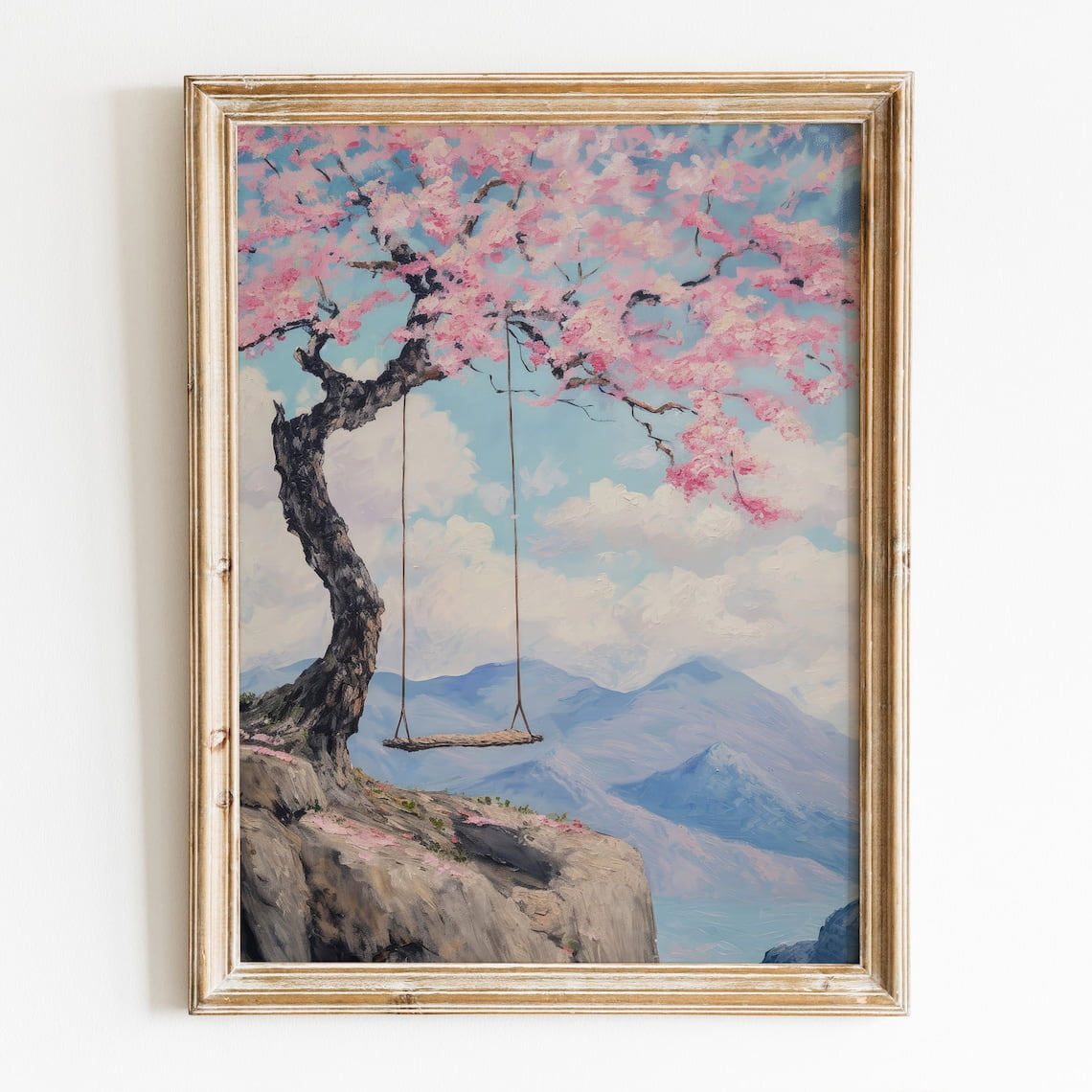 Kna Prints - 1 Pc Poster Cherry Blossom Tree Wall Art, Trendy Spring ...
