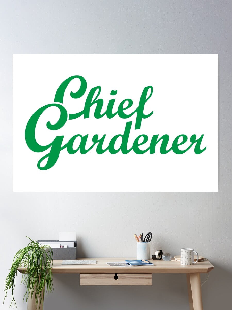 Kna Prints - 1 Pc Poster Chief Gardener Garden Design, UNFRAMED-24x36 ...