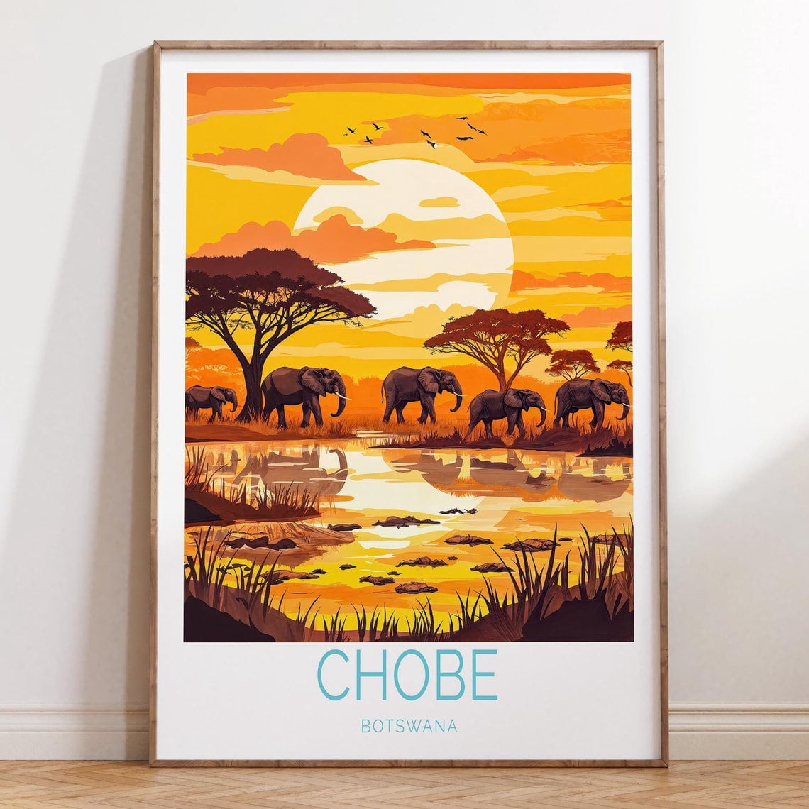 Kna Prints - 1 Pc Poster Chobe Botswana Travel , Chobe Botswana Wall ...