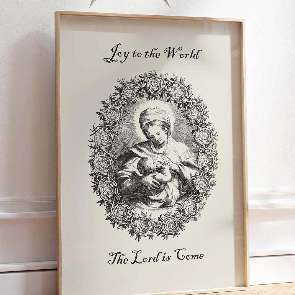 Kna Prints - 1 Pc Poster Christian Christmas Print Baby Jesus Poster ...