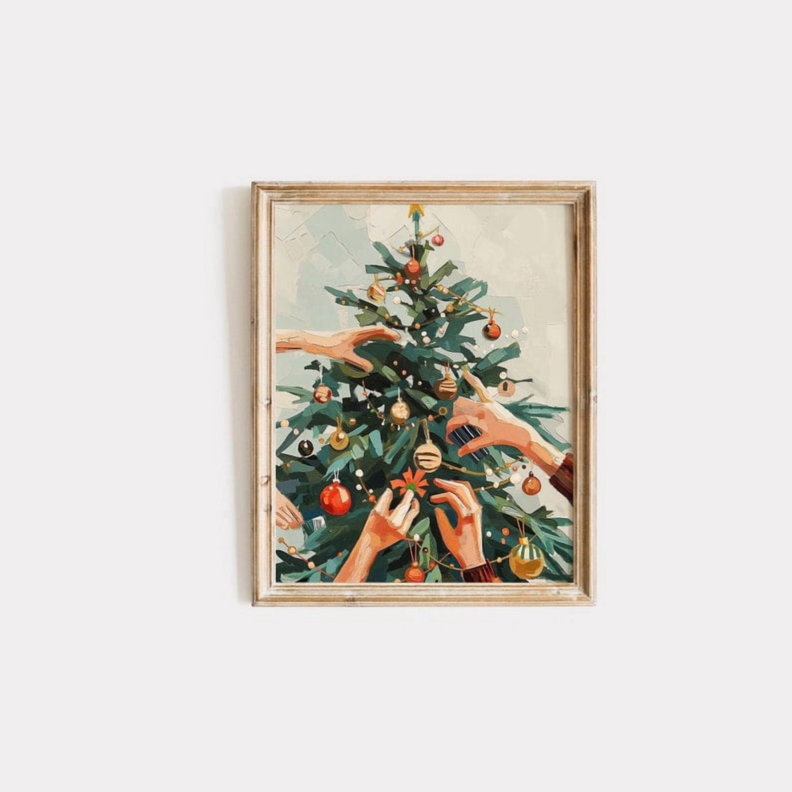 Kna Prints - 1 Pc Poster Christmas Printables Christmas Tree Aesthetic ...