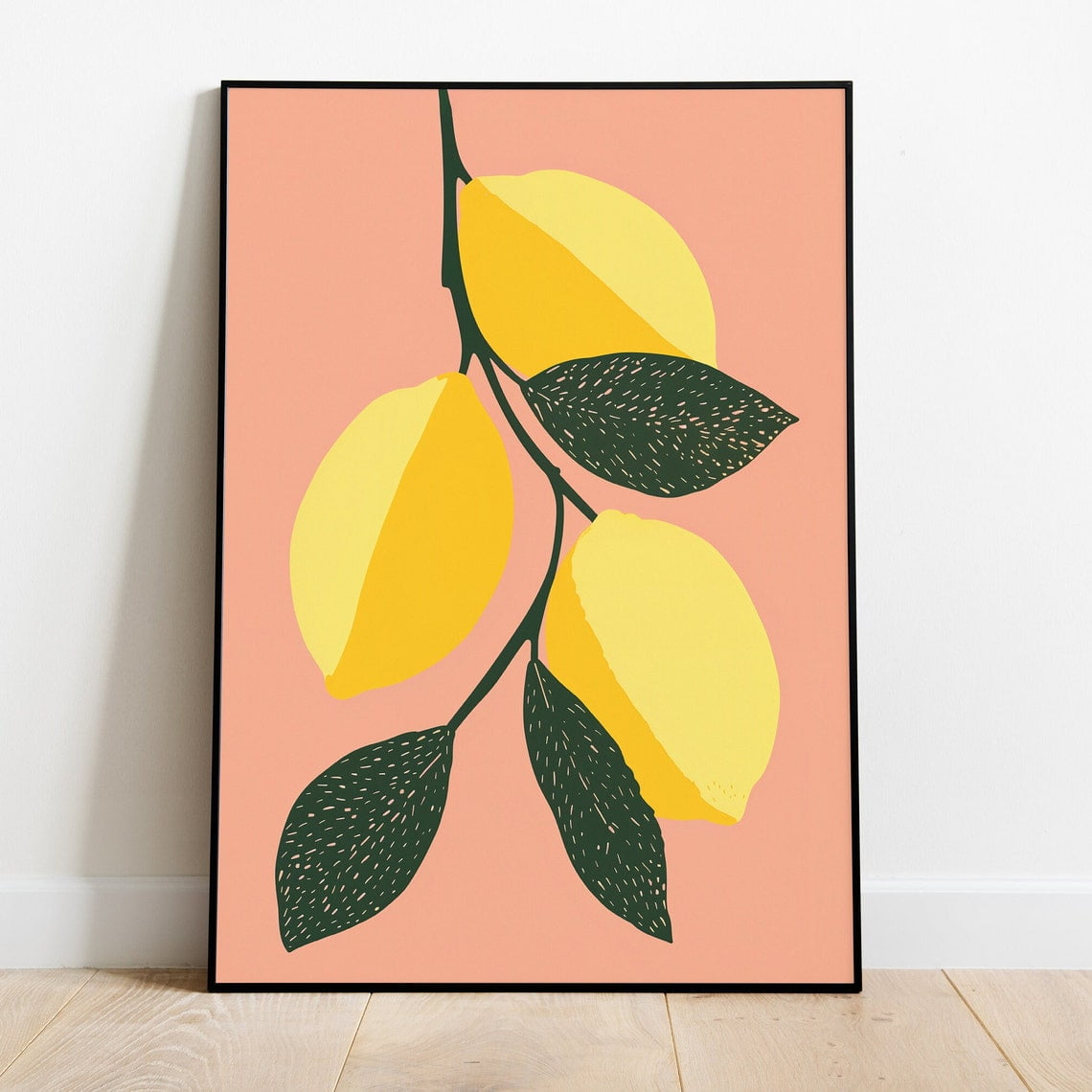 Kna Prints - 1 Pc Poster Citrus Delight Lemon Instant Kitchen & Dining ...