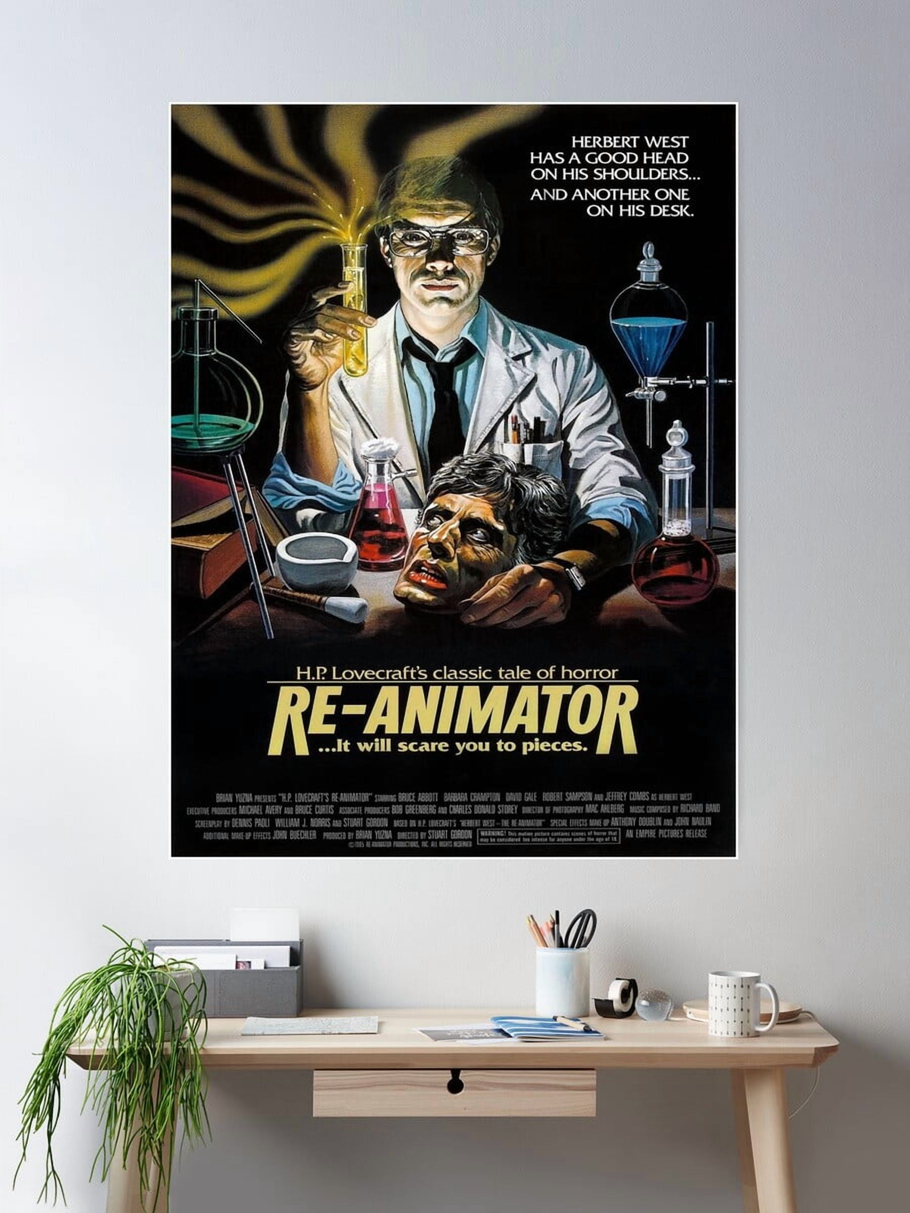 Kna Prints - 1 Pc Poster Classic Horror Re-Animator Doctor, UNFRAMED ...