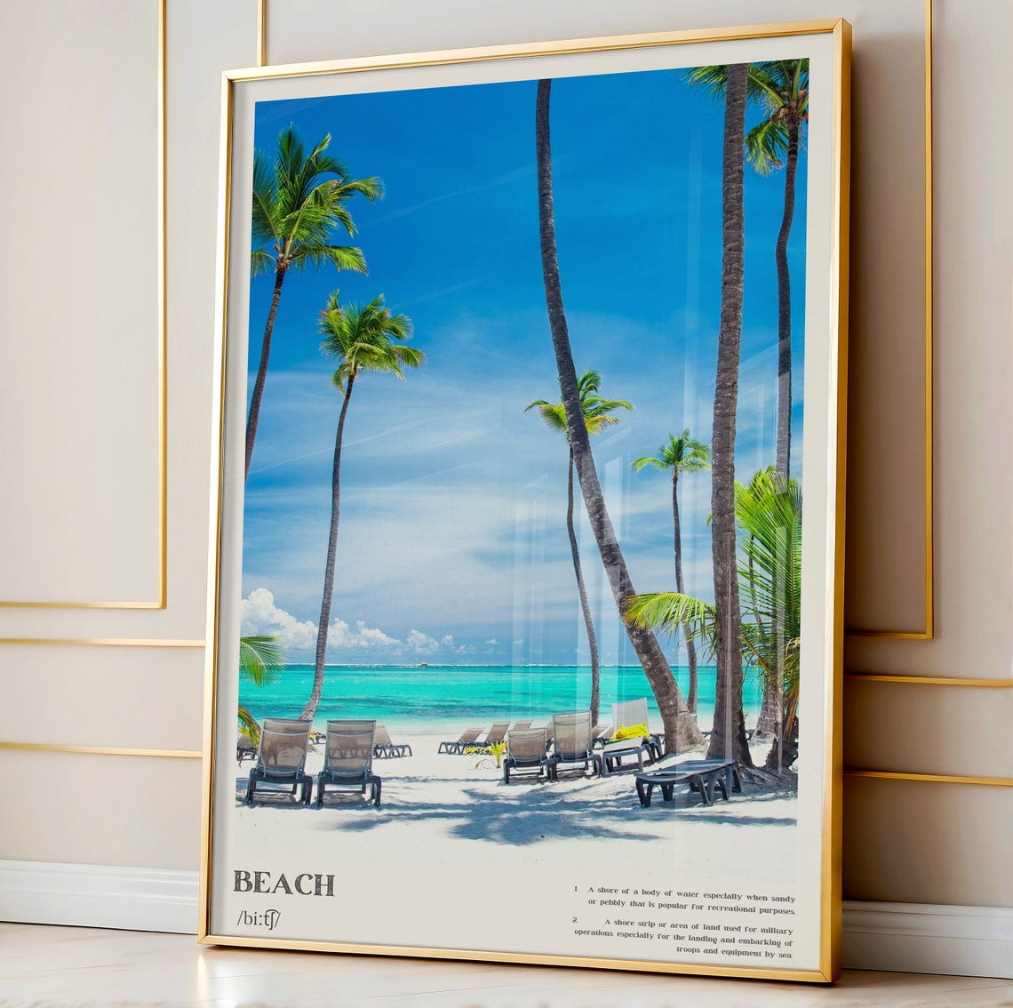 Kna Prints - 1 Pc Poster Coastal Beachy Print, Beach Summer Wall Art ...