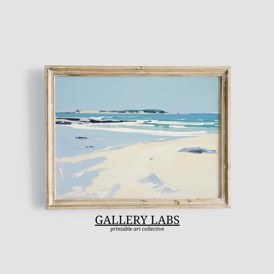 Kna Prints - 1 Pc Poster Coastal Painting Seascape Wall Art Able ...