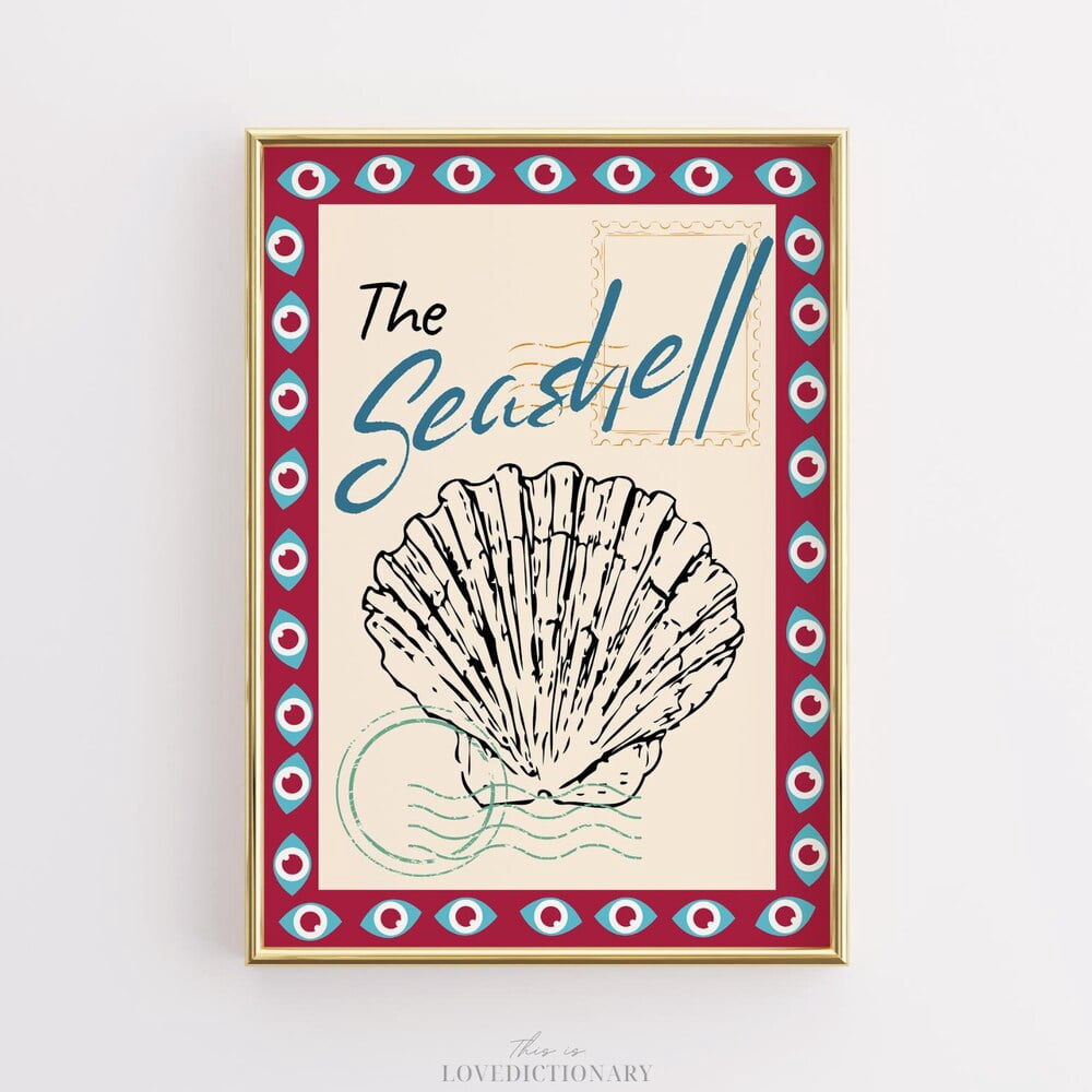 Kna Prints - 1 Pc Poster Coastal Wall Art, Summer Beach Prints, Beachy ...