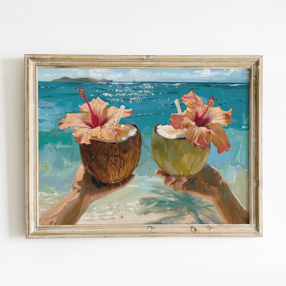 Kna Prints - 1 Pc Poster Coconut Girls Printable Wall Art, Trendy ...