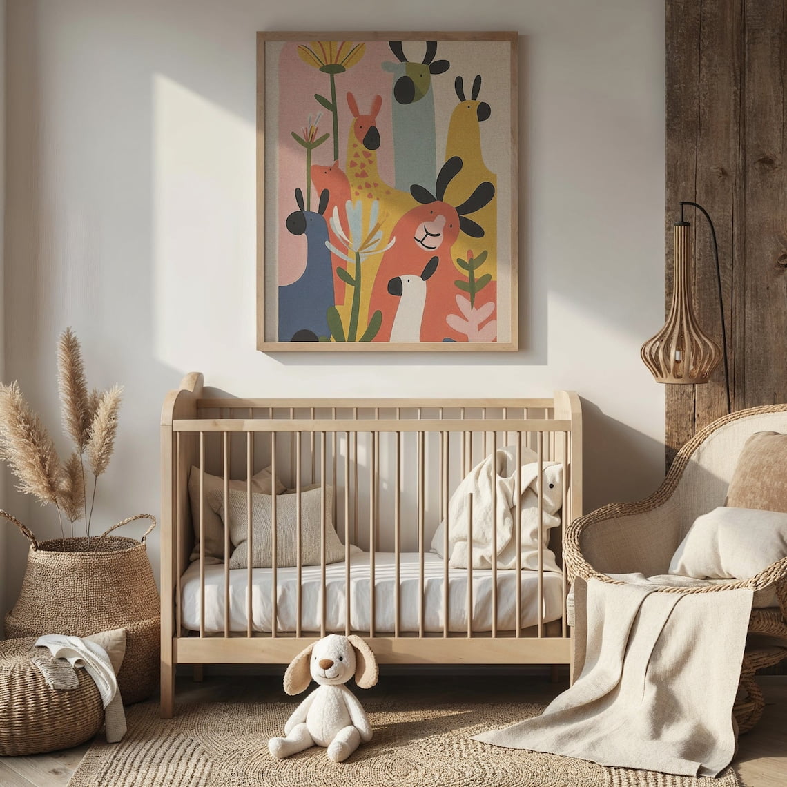Kna Prints - 1 Pc Poster Colorful Safari Animal Nursery Wall Art ~ Kids ...