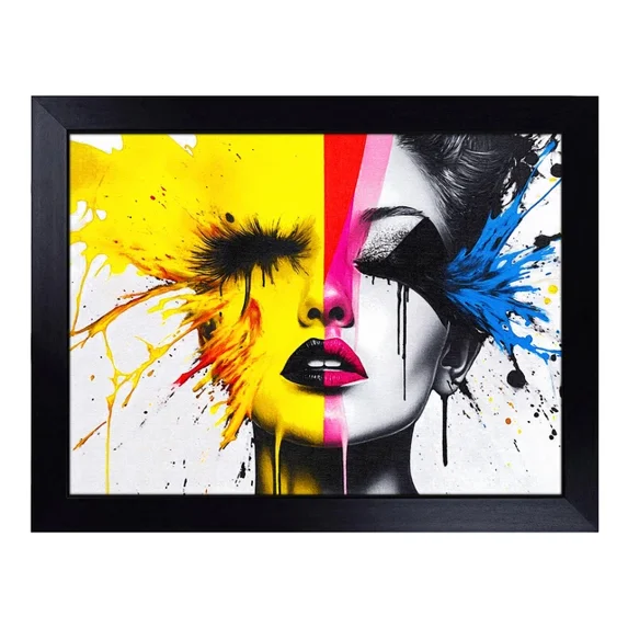 Kna Prints - 1 Pc Poster Colour Splash Woman, UNFRAMED-8x12 - Walmart.com