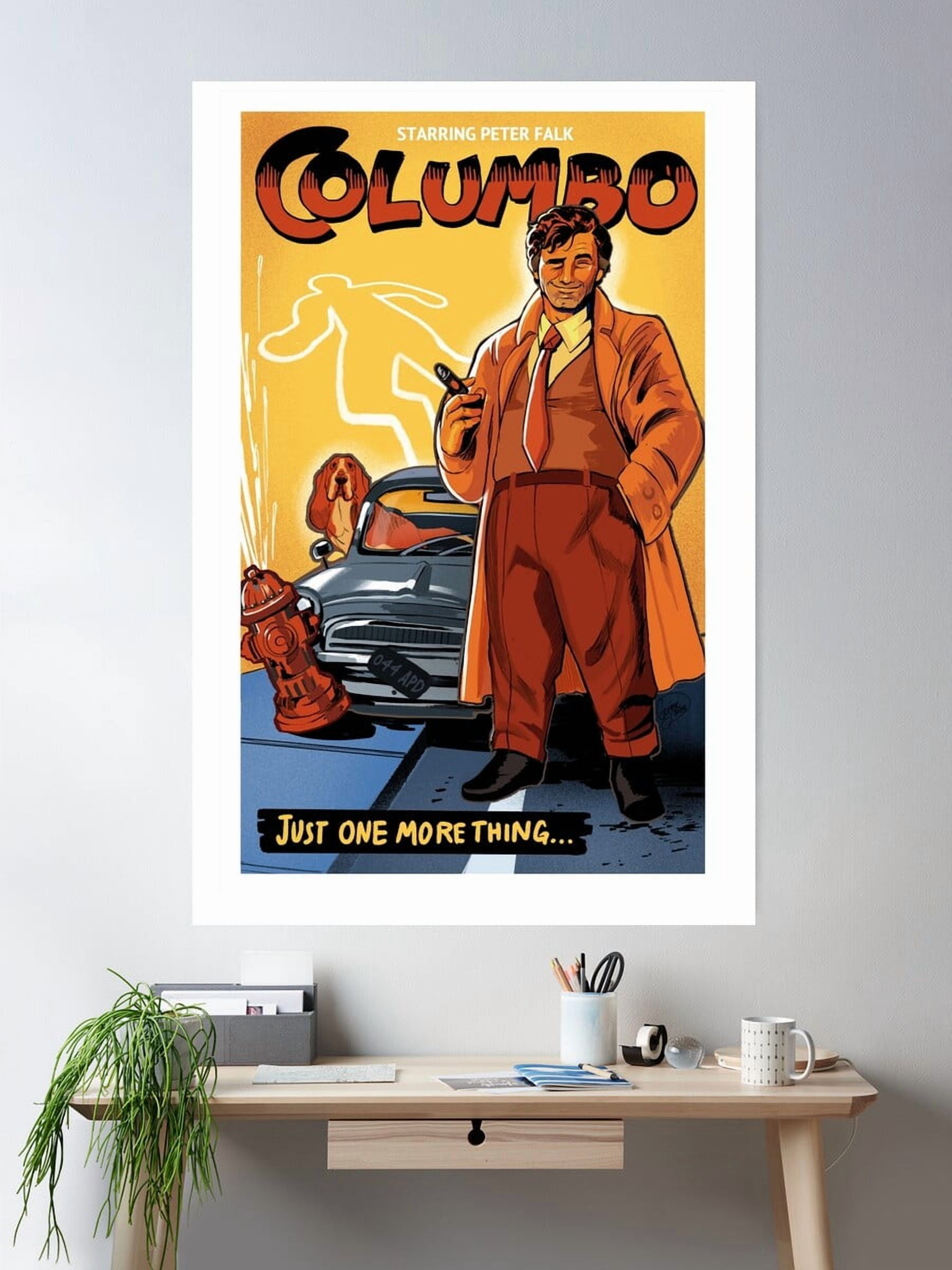 Kna Prints - 1 Pc Poster Columbo Vintage Mockup, UNFRAMED-24x36 ...
