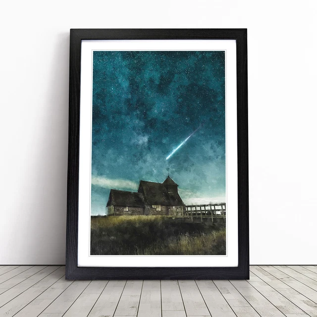 Kna Prints - 1 Pc Poster Commet Above A Farm Wall Poster Decor ...
